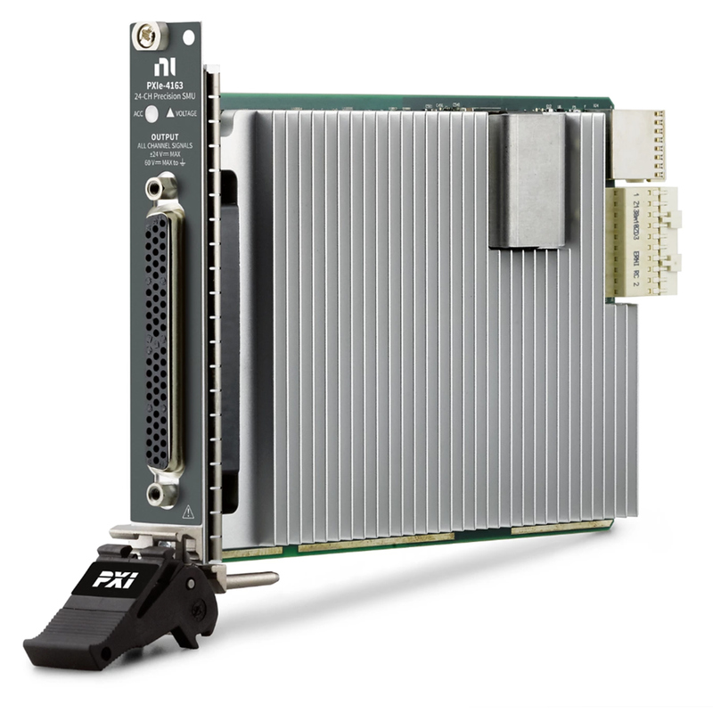 PXIe-4163 SMU with 24 Channels & ±24V Range