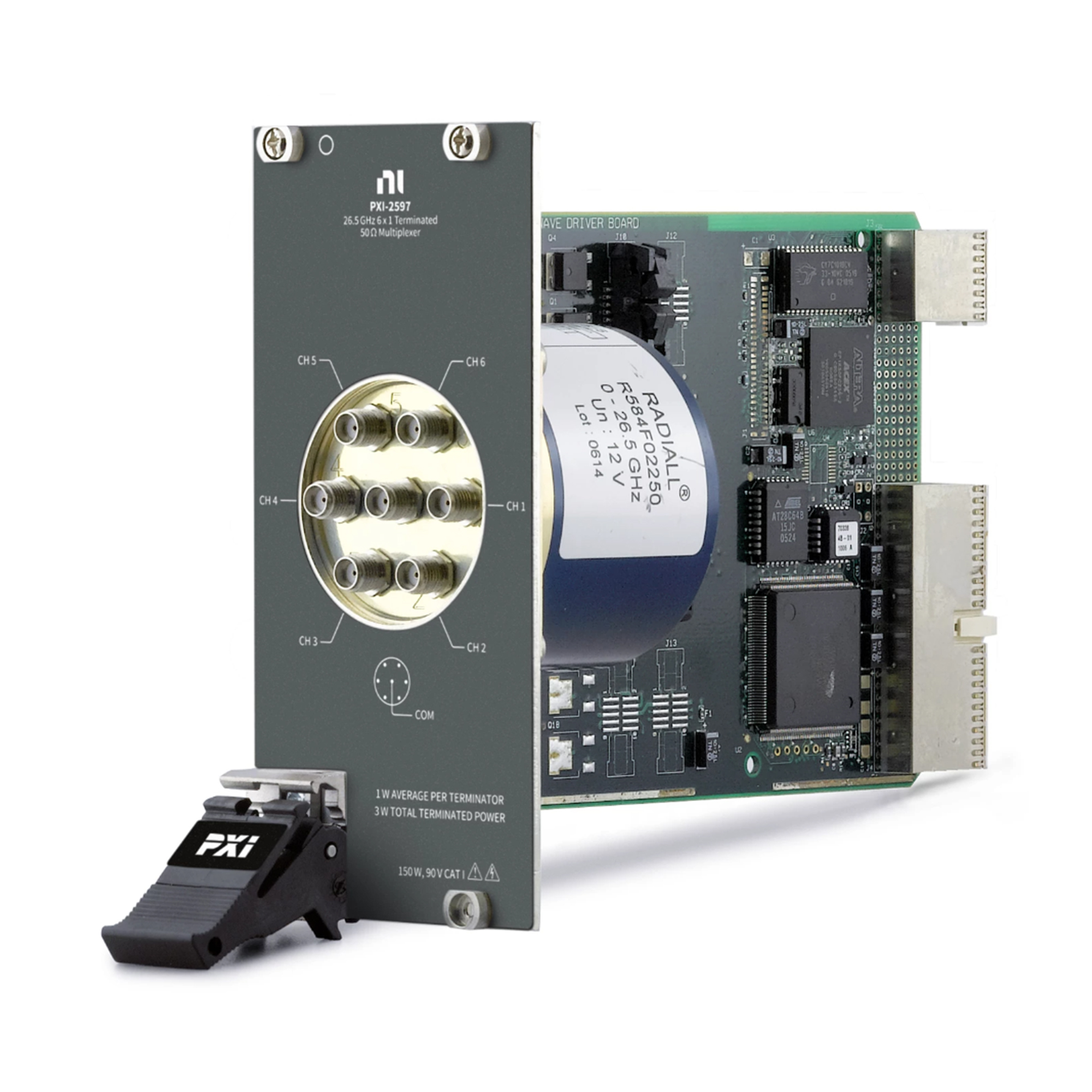 NI PXI-2597 RF Multiplexer with 26.5 GHz & 6 Channels